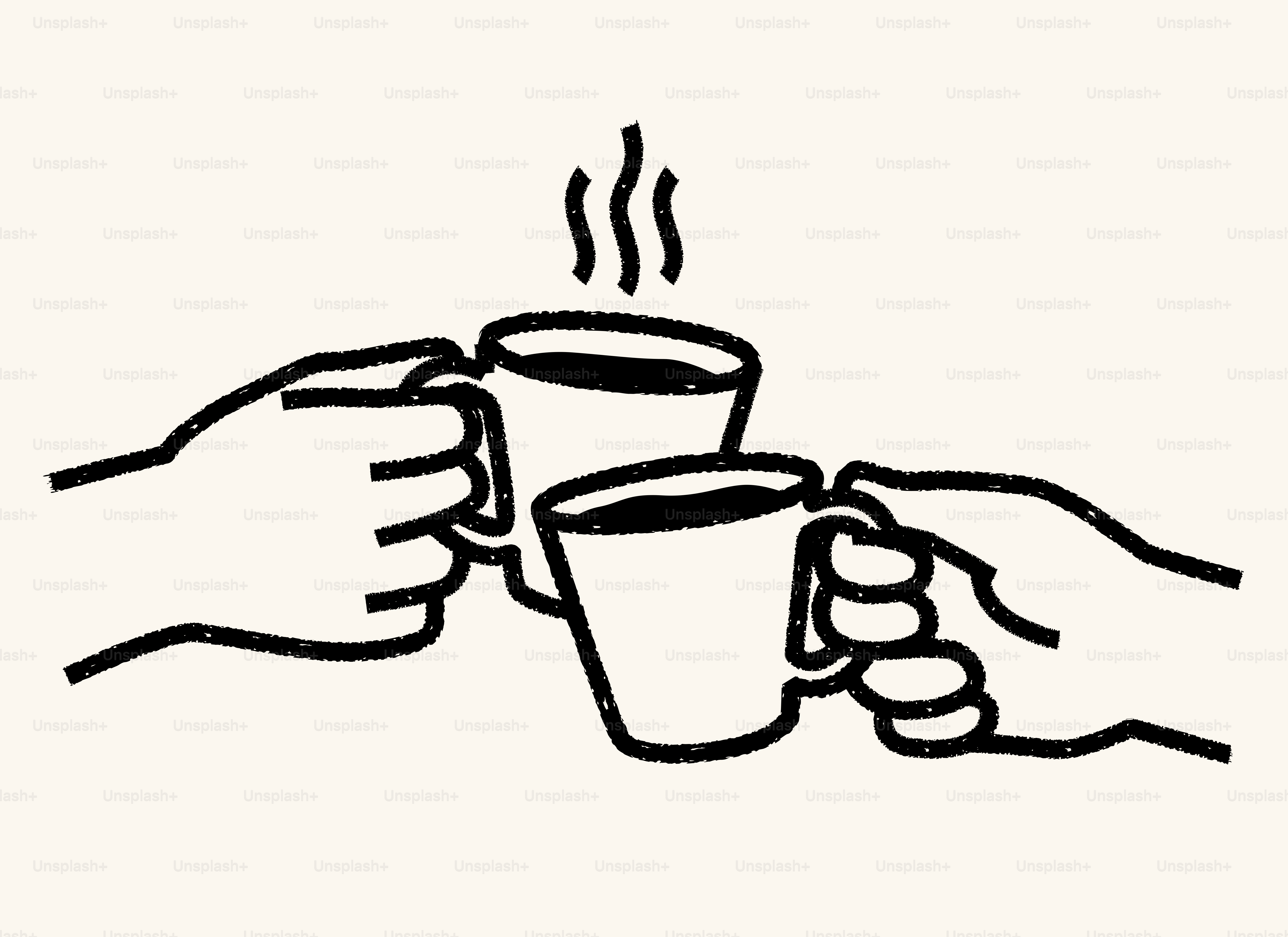 Vektor Seorang barista membuat kopi dengan mesin espresso. – Gambar ...