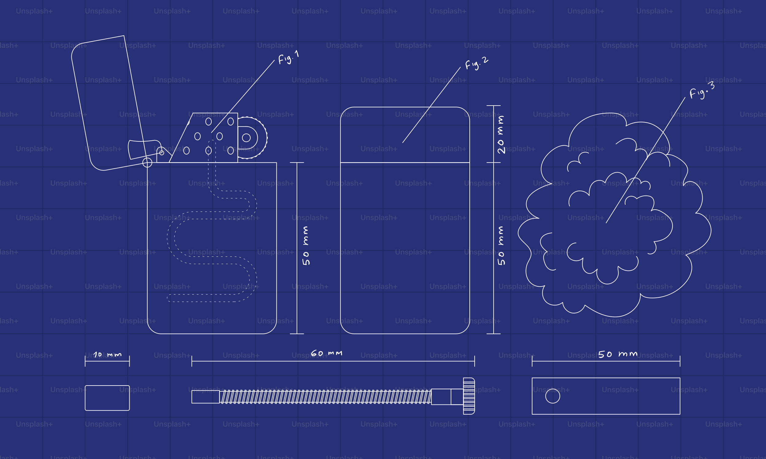Blueprint of a handheld device with measurements. vector – Technology ...