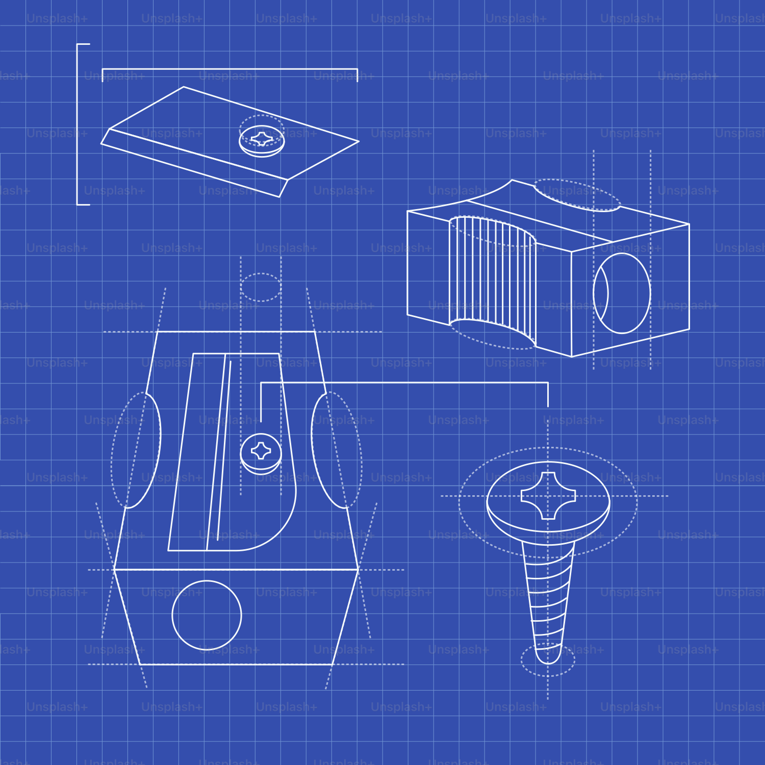 Plano de una grapadora y sus componentes vector – Imagen de Primavera ...
